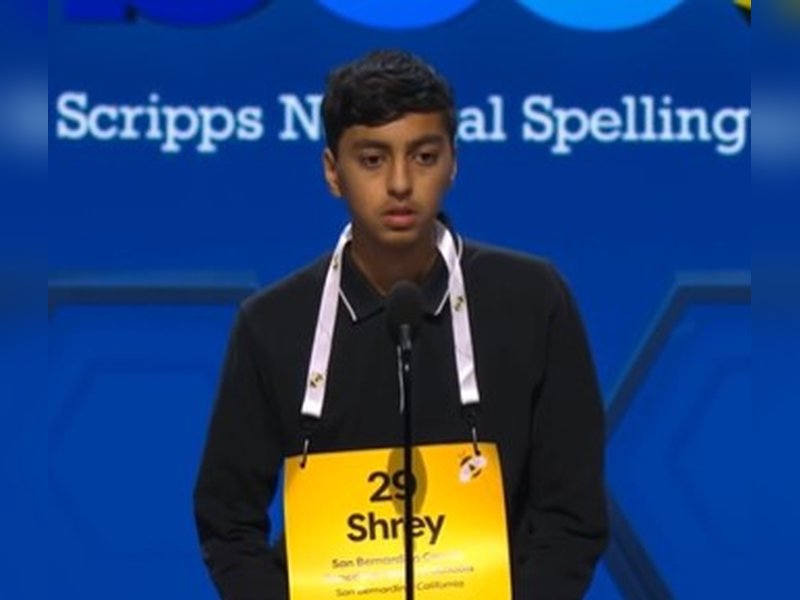 Indian-American teen wins spelling bee title